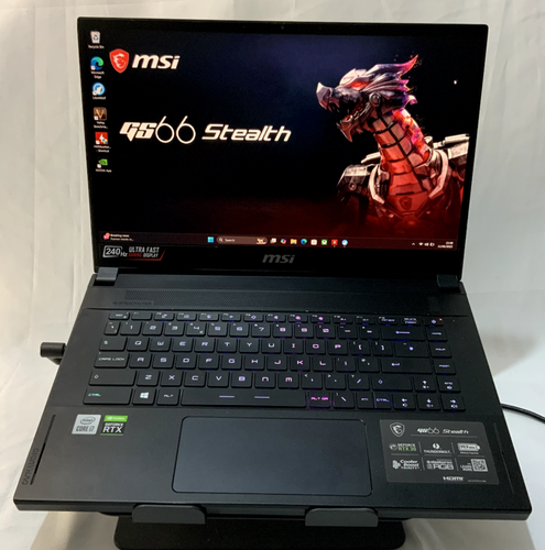 MSI GS66 Stealth 240Hz RTX 3060 i7-10750H 16GB RAM 512 SSD Win 11 ...