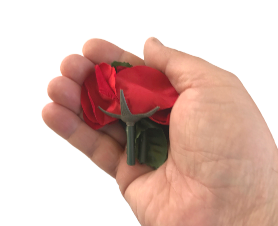 Deluxe APPEARING SPRING ROSE Small Cloth Flower Magic Trick Magician ...