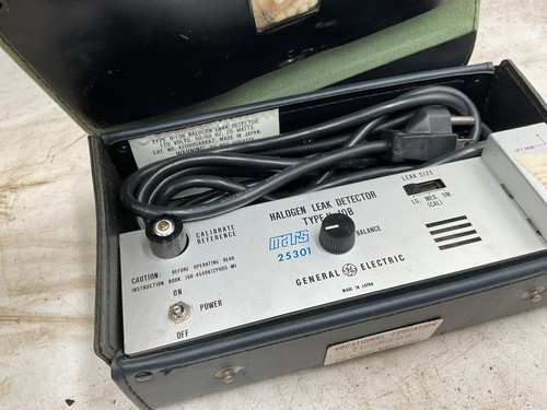 Vintage GE Halogen Leak Detector Type H-10 General Electric MARS 25301 ...