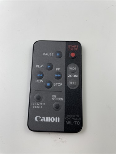 Canon WL-70 Remote Control for ES80 ES90 F580A camcorder - Tested and ...