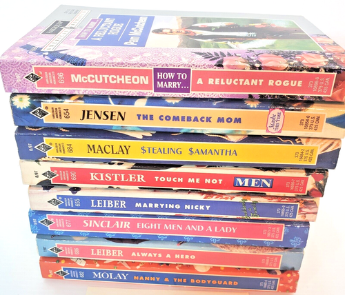 Harlequin Romance Lot of 8 Paperback Books American Romance Jenson ...
