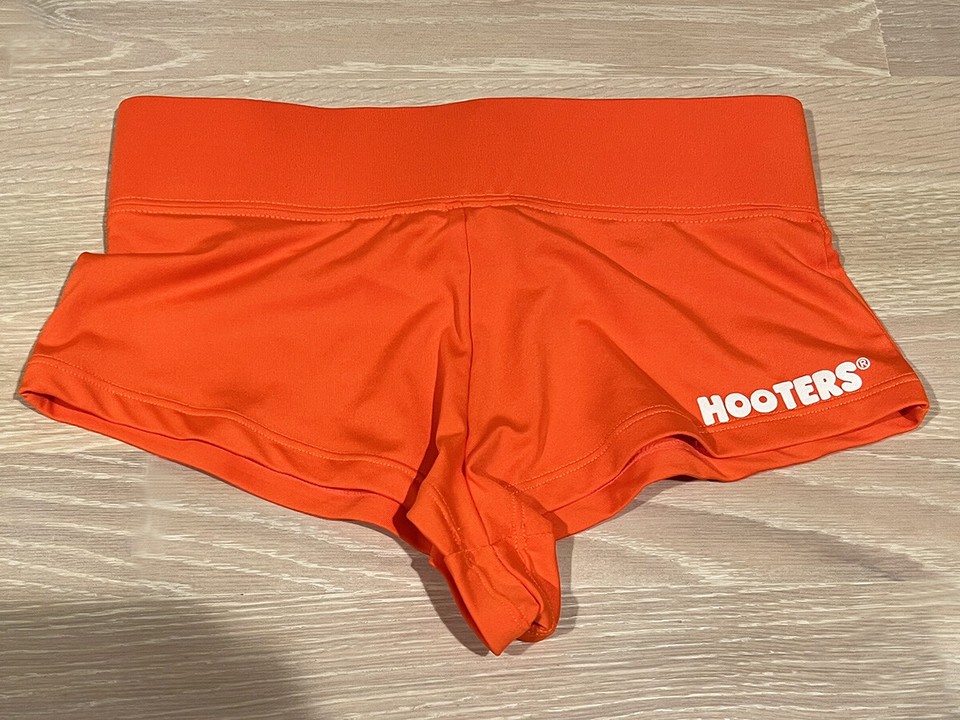 HOOTERS WingHouse Uniform Tank Top Shorts Pantyhose Socks Name Tag ...