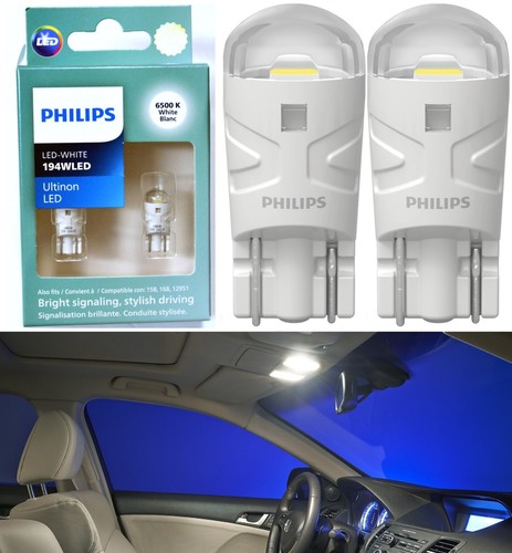 Philips Ultinon LED Light 194 White 6000K Two Bulbs Interior Map ...