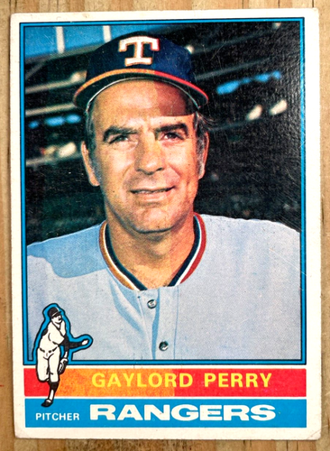 1976 TOPPS GAYLORD PERRY CARD#55 RANGERS MARINERS GIANTS INDIANS PADRES ...