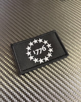 1776 USA Freedom Patriot Military Tactical Morale Patch Embroidered ...