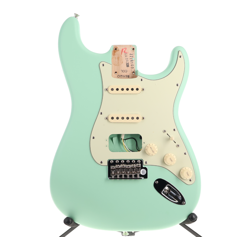 Fender American Performer Stratocaster Body Surf Green Missing Bridge ...