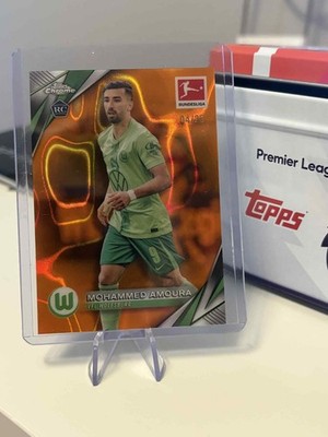 2024-25 topps chrome bundesliga Mohammed Amoura RC Orange /25 | eBay