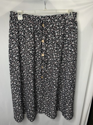 Women’s 2X Curve SHEIN Floral Cottage Core MIDI Long Skirt Flowy Maxi ...