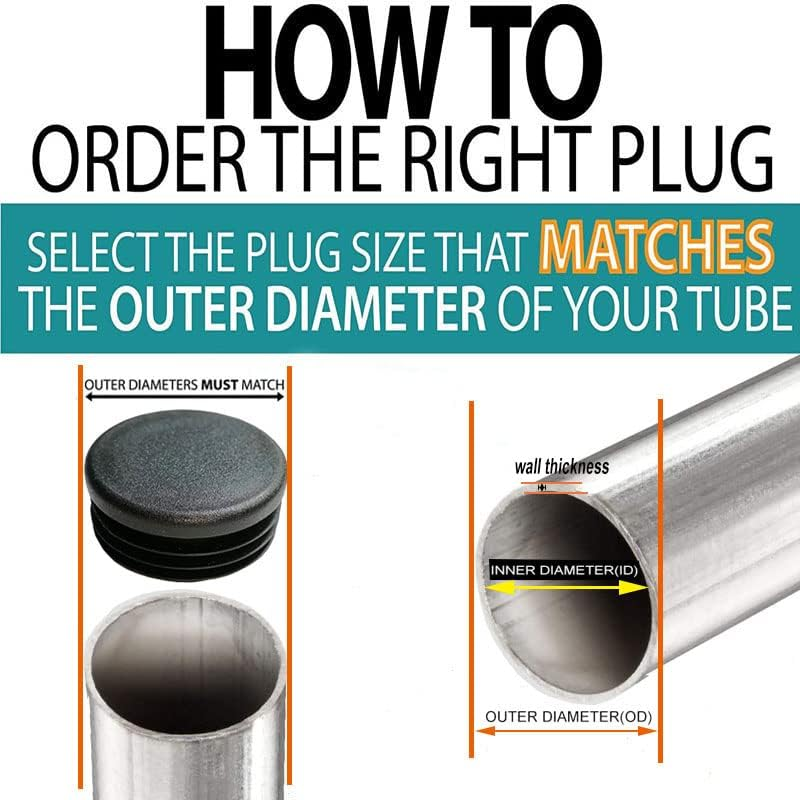 2 1/2 Inch (63Mm) round Plastic Plugs, Tubing End Cap, Insert End Caps ...