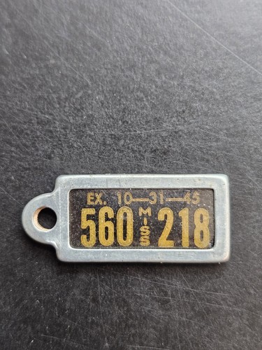 1945 Mississippi DAV Tag Keychain License Plate 560-218 | eBay