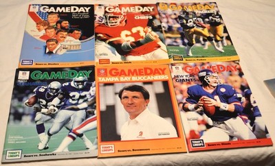 7 Game Day Official Magazine of The NFL Program 1987 and 1988 Playoff ...