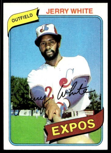 1980 Topps #724 Jerry WHITE Outfield Montreal EXPOS EX FREE shipping | eBay