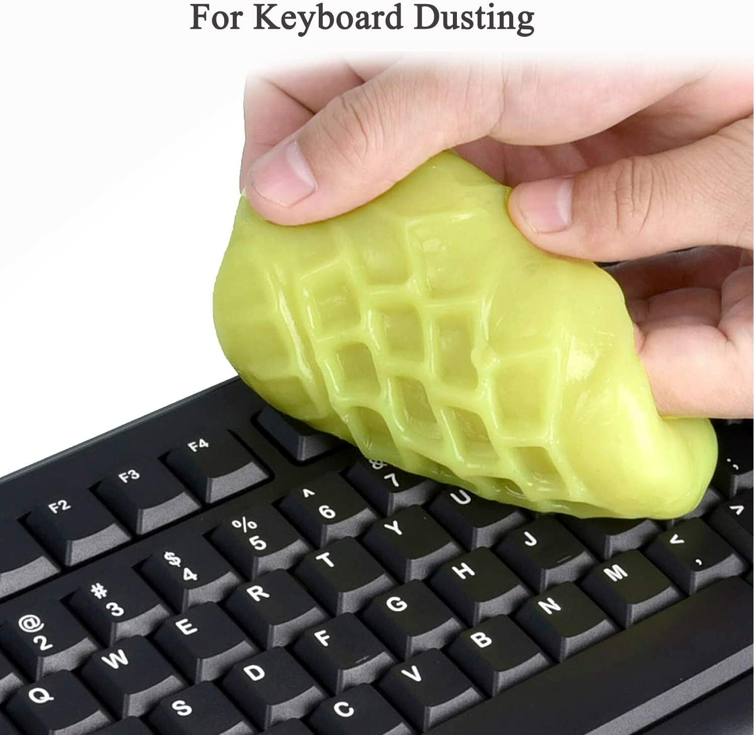 2PC PC Keyboard Car Dust Dirt Soft Sticky Cleaner Glue Gum Silica Gel ...