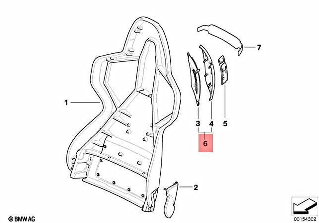 Genuine OEM Seat Belt Retractor Cover for BMW 52107898477 for sale ...