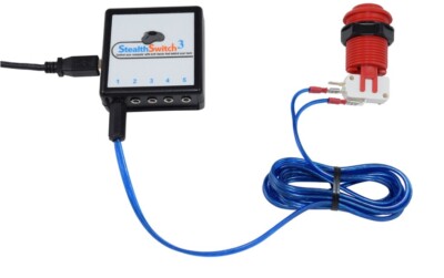 Programmable USB Foot Switch Controller Stealth Switch 3, photo booth ...