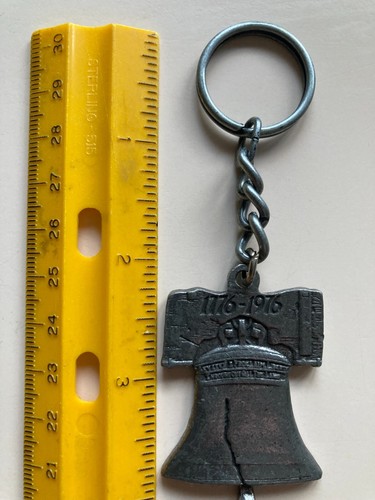 Pewter Liberty Bell Bicentennial 1776 - 1976 Keychain | eBay