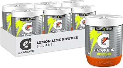 Gatorade Powder Lemon Lime 6 x 560g | eBay Australia