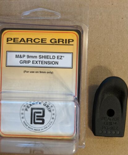 Pearce Grip S&W M&P 9mm Shield EZ Magazine Grip Extension Mag Ext PG ...