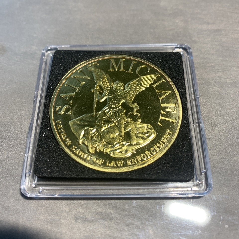 DALLAS TEXAS POLICE DEPARTMENT GOLD FINISH Challenge Coin W 2X2 ST CASE ...