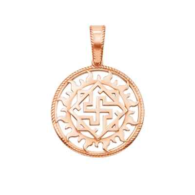 Pendant Ukrainian Svarog Shield - Ukraine Necklace Jewelry Charm 14k ...