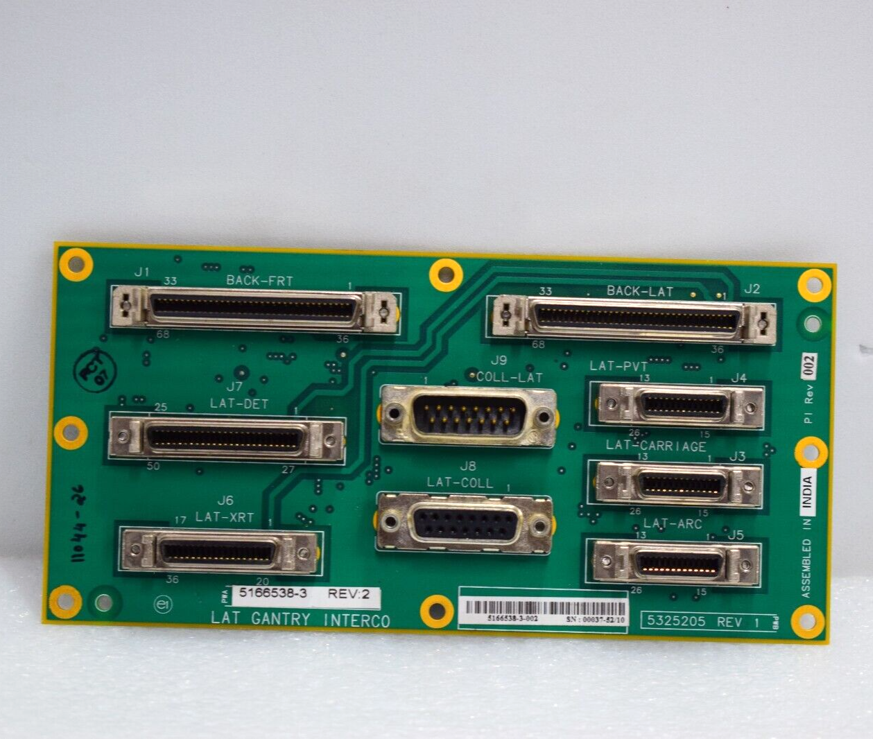 PWA 5166538-3 REV 2 LAT GANTRY INTERCO BOARD 5325205 REV 1 | eBay
