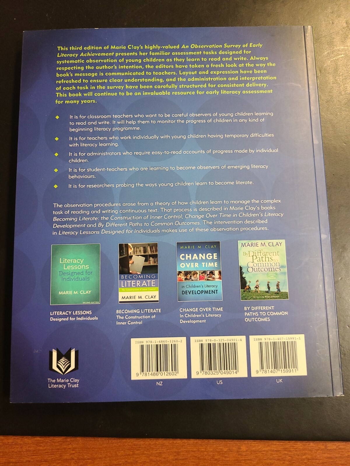 Observation Survey of Early Literacy Achievement by Marie M. Clay (2013 ...