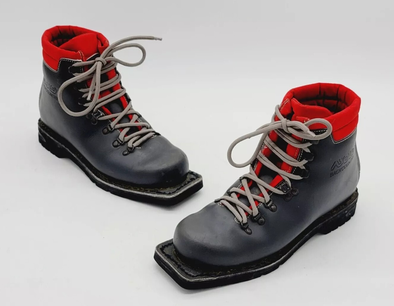 Asolo Backcountry Nordic Telemark 3 Pin 75mm Black Ski Boots Mens Size ...