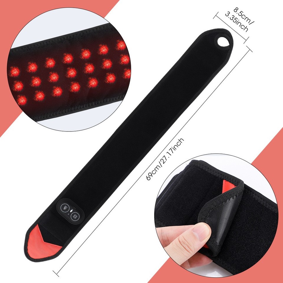 Electric Infrared Heated Wrist Wrap Brace Hand Massage Vibration for ...