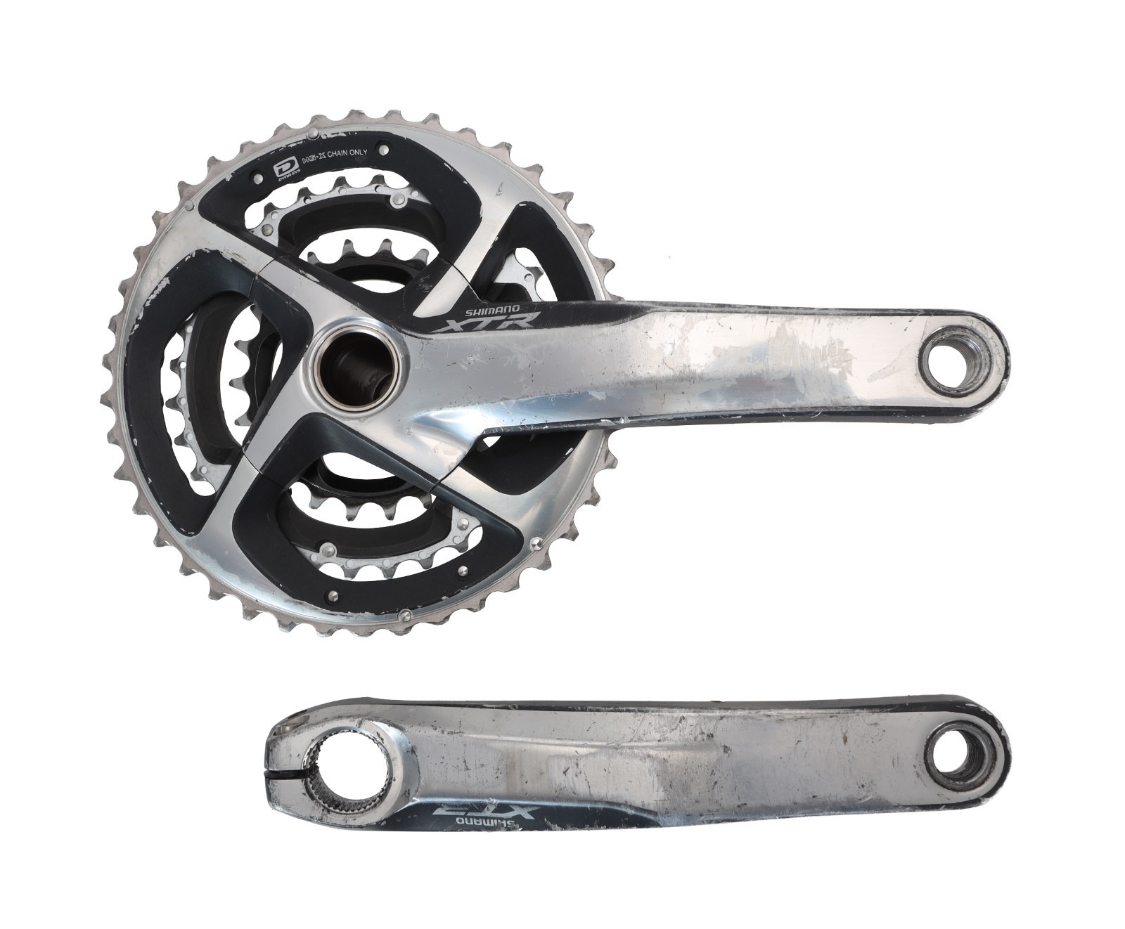 Shimano XTR 3x 10 Speed FC-M980 Mountain Bike Crankset 42/32/22T Triple ...