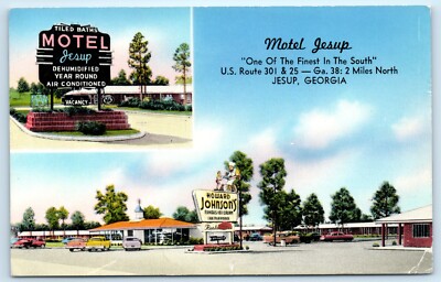 POSTCARD Motel Jesup Georgia US Route 301 Frank Greco | eBay