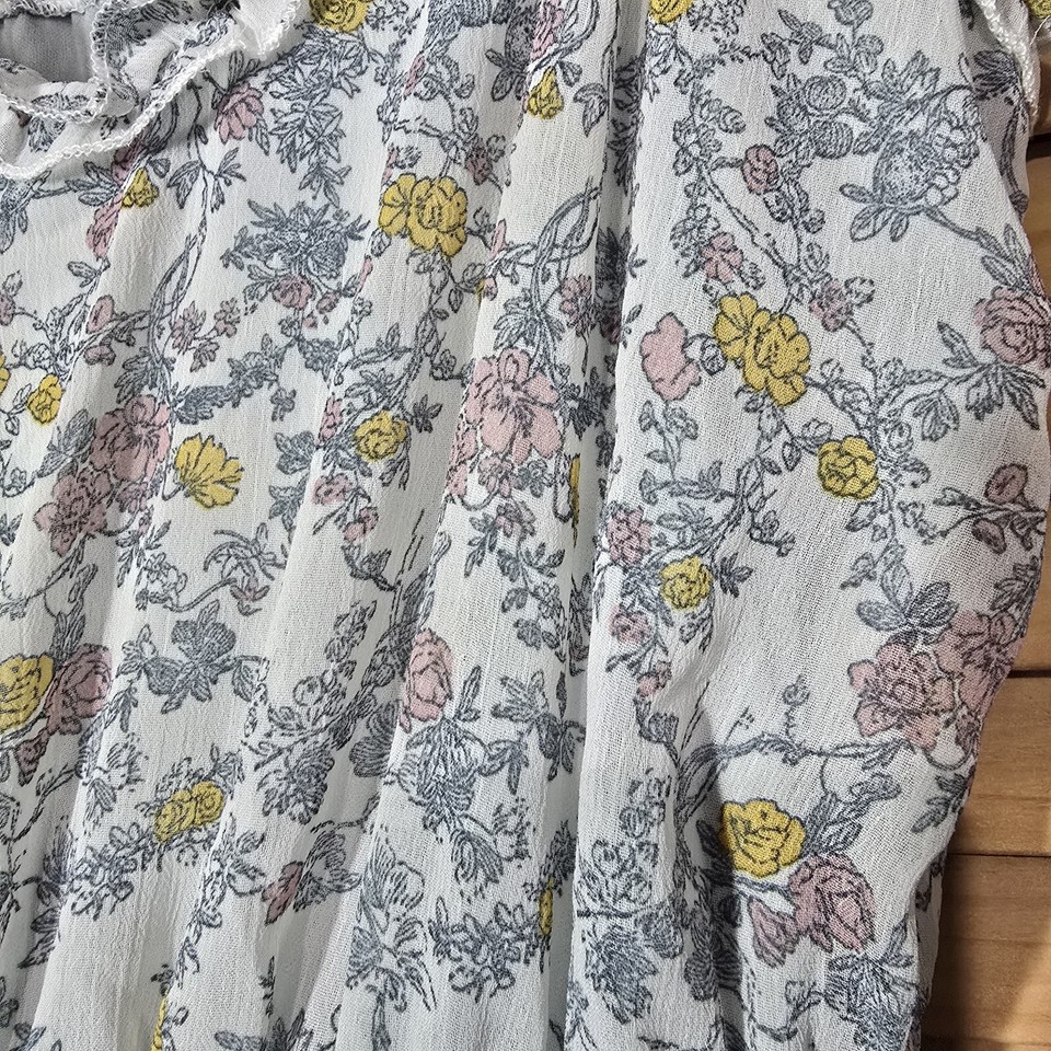 Wild Fable Women's Midi Slip Dress Xs Floral Fairygoth Feminine Boho ...