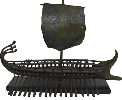 Ancient Bronze Ship Trireme - Bireme - Penteconter Athenians Spartans ...