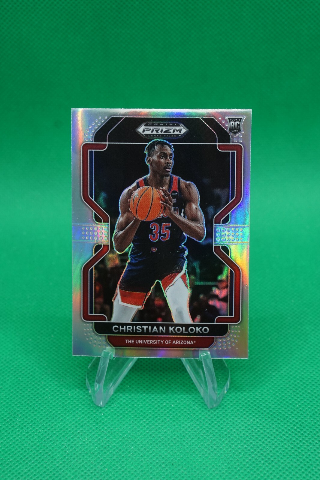 2022-23 Prizm Draft Picks Base Prizms Silver #77 Christian Koloko BG6 ...