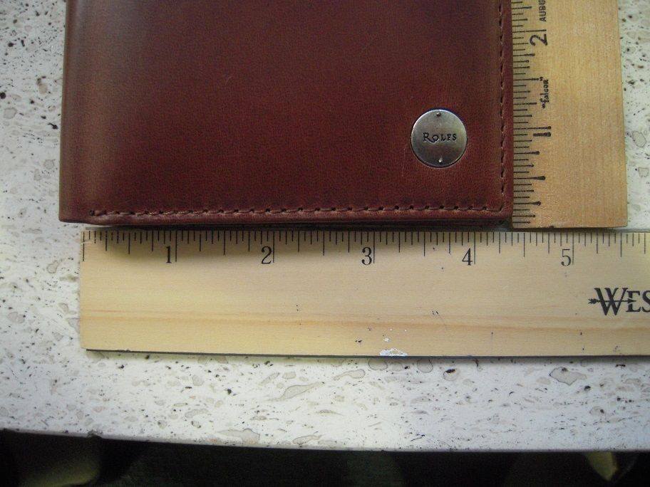 BLACK ROLFS Men's wallet 21 credit card slots Genuine Premium Leather ...