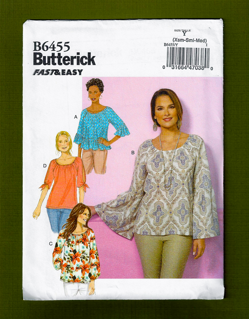 Raglan Sleeve Peasant Blouse Pattern