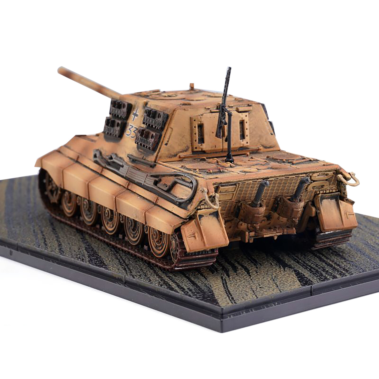 1:72 WWII German Jagdtiger Hunting Tiger Tank 1945 Alloy Model Military ...