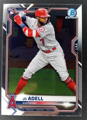 2021 Topps Chrome #142 Jo Adell Rookie RC Los Angeles Angels | eBay