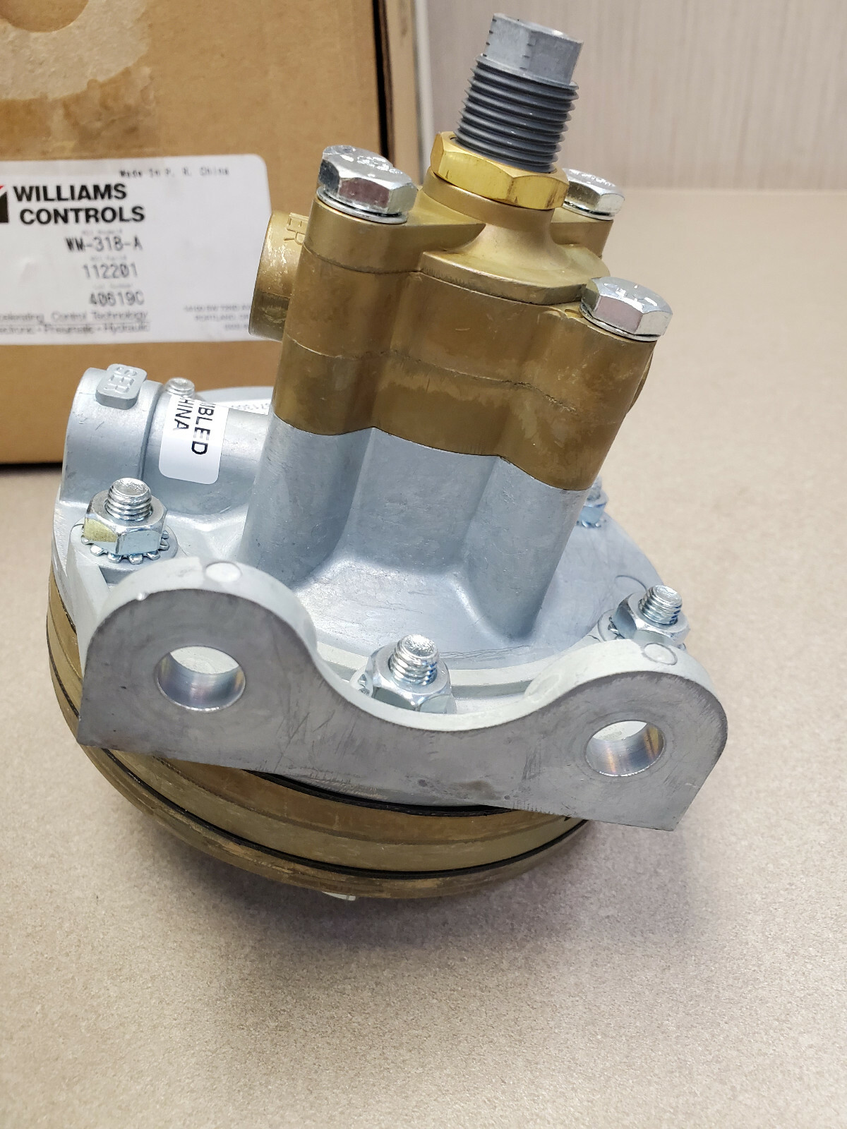 112201 / WM-318-A - RATIO RELAY VALVE, **GENUINE WILLIAMS CONTROLS** | eBay