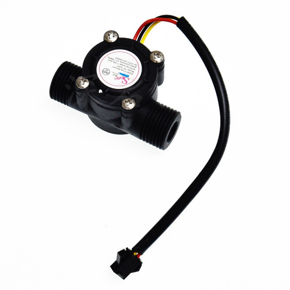 YF-S201 Water Flow Sensor 1.75MPa Flowmeter Counter DC 5-18V 1/2 Inch ...