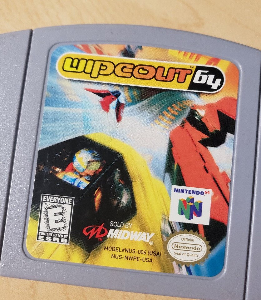 Wipeout 64 Nintendo 64 N64 Original Authentic Genuine Game! 45496870416 ...