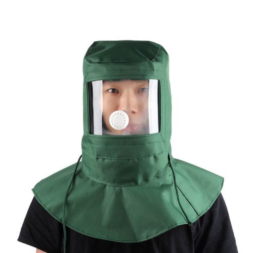 Protective Mask Jacket Pants Sand Blasting Suit Hats w/ Air Hose ...