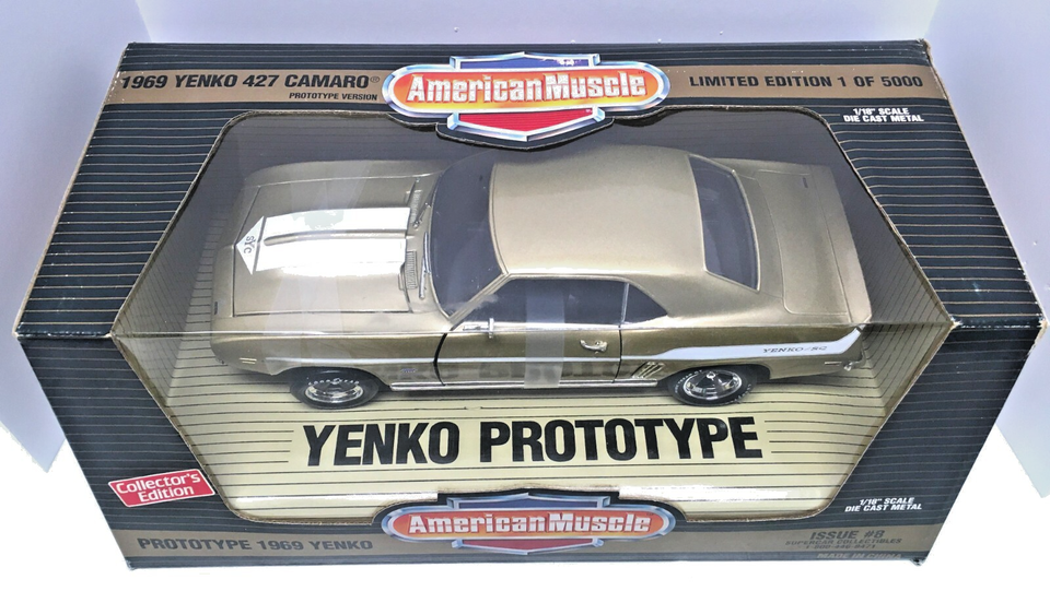1:18 Ertl American Muscle 1969 Yenko 427 Camaro Prototype Supercar #8 1 of 5000 | eBay