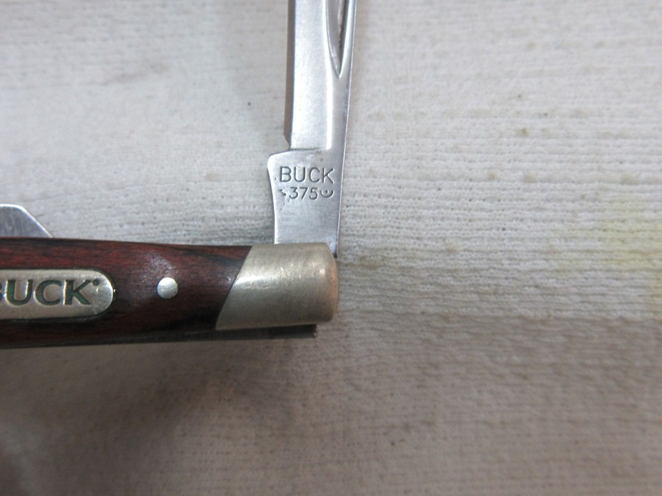Buck 375 Deuce 2-Blade Mini Folding Pocket Knife Wood Handles | eBay