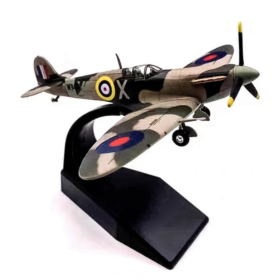 Supermarine Spitfire 1:72 WWII UK MK Alloy Simulation Fighter Aircraft ...