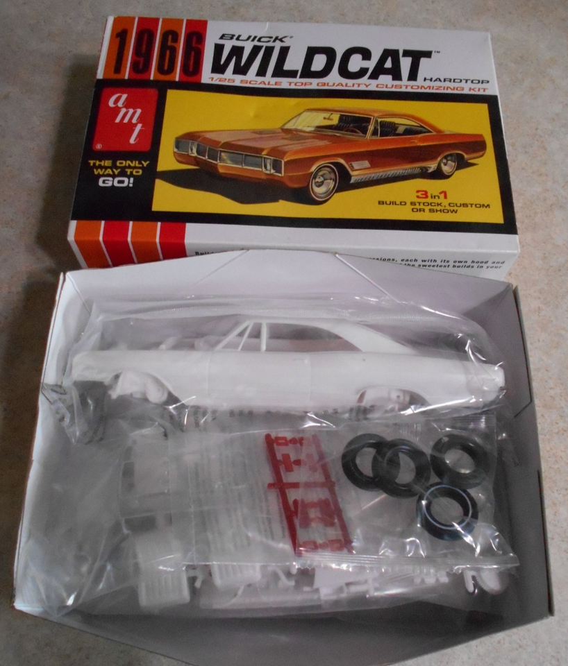 AMT plastic model kit 1966 BUICK WILDCAT HARDTOP 1:25 Scale 1175/12 | eBay