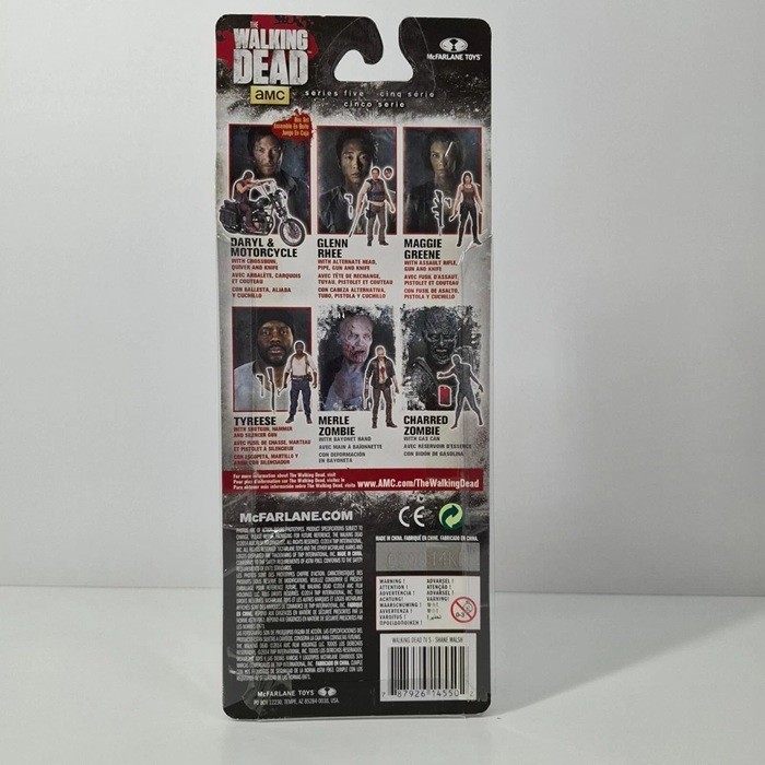 SHANE WALSH THE WALKING DEAD AMC 5inch FIGURE in Blister Pack McFARLANE ...