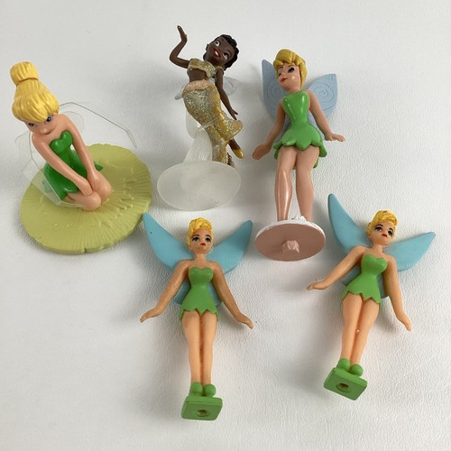Disney Fairies Mini Dolls Tinker Bell Figures Toppers Iridessa Pixie ...