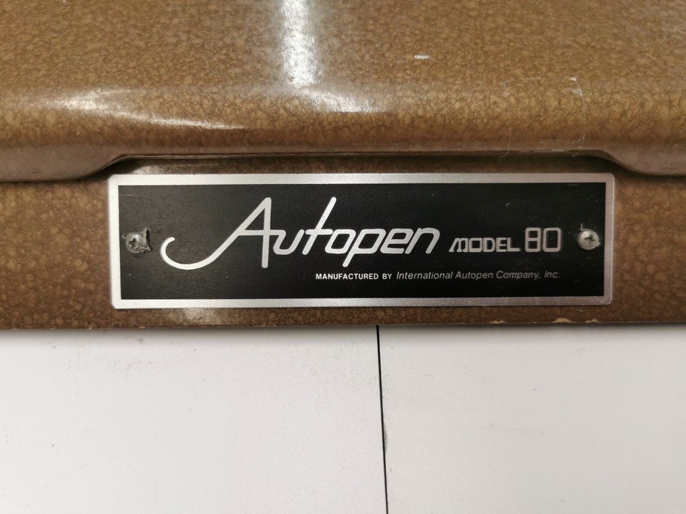 Autopen 80 The Autopen Company Automated Writing Machine | eBay