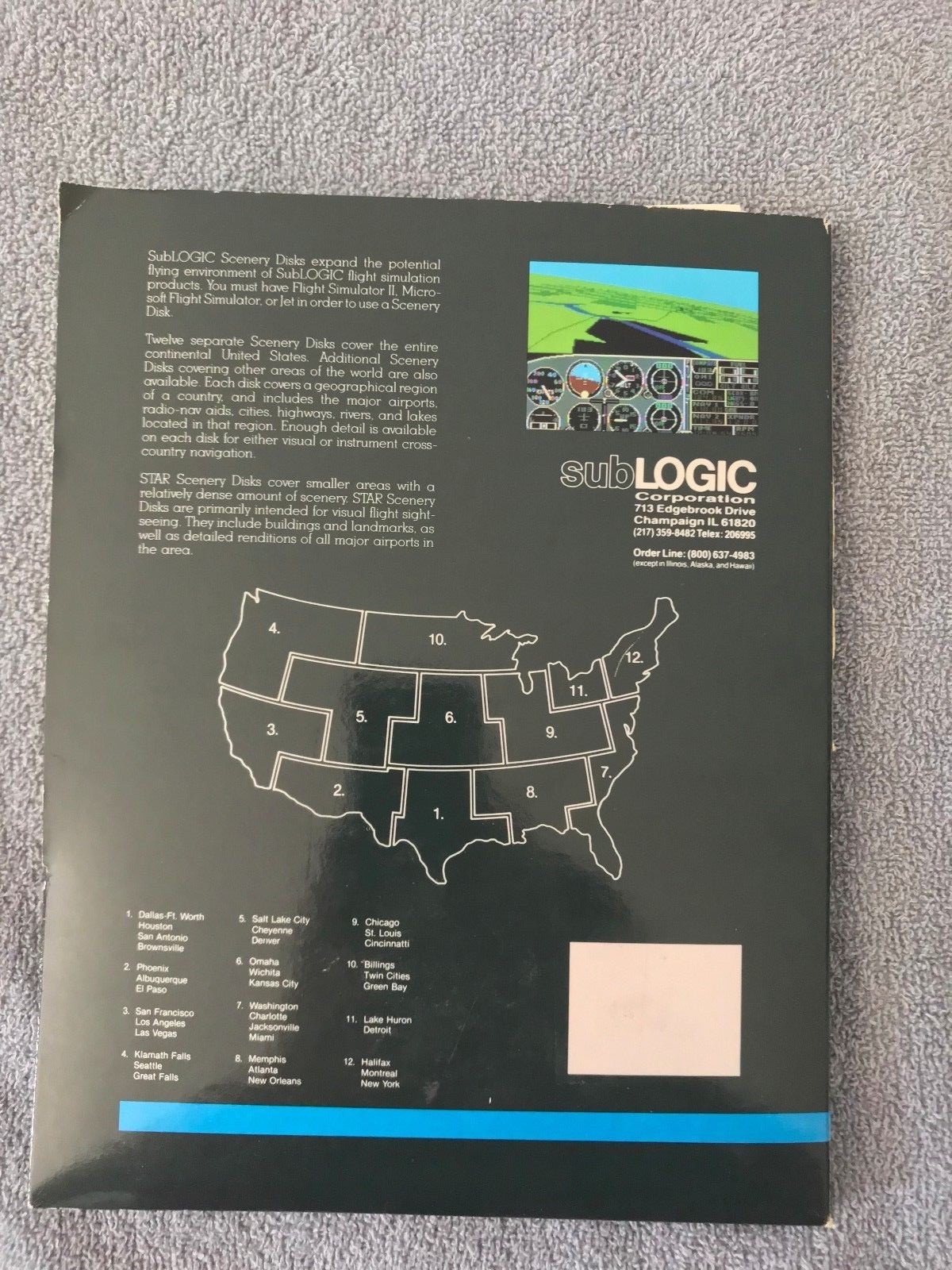 subLOGIC Scenery Disk 7 - Atari ST | eBay