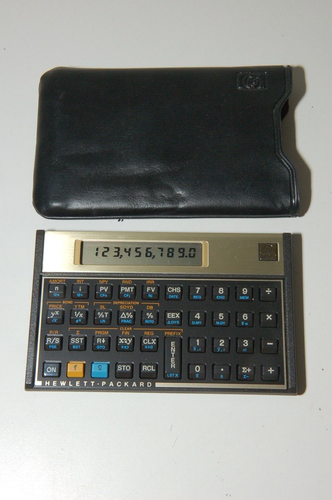 Hewlett Packard HP 12C Platinum Financial Calculator Singapore w/ Cover ...